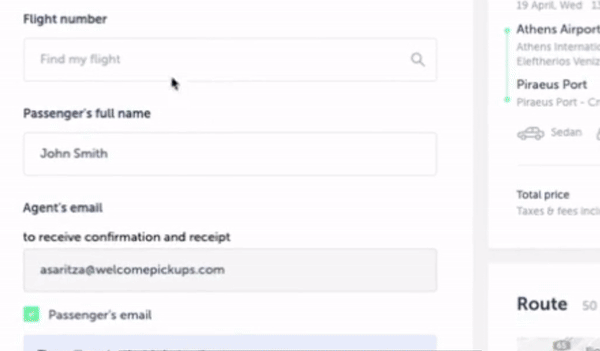 How to set an accurate airport pick up time (Travel Agents)