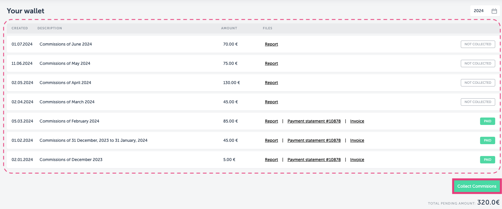 How to collect your commissions (Travel Agents)